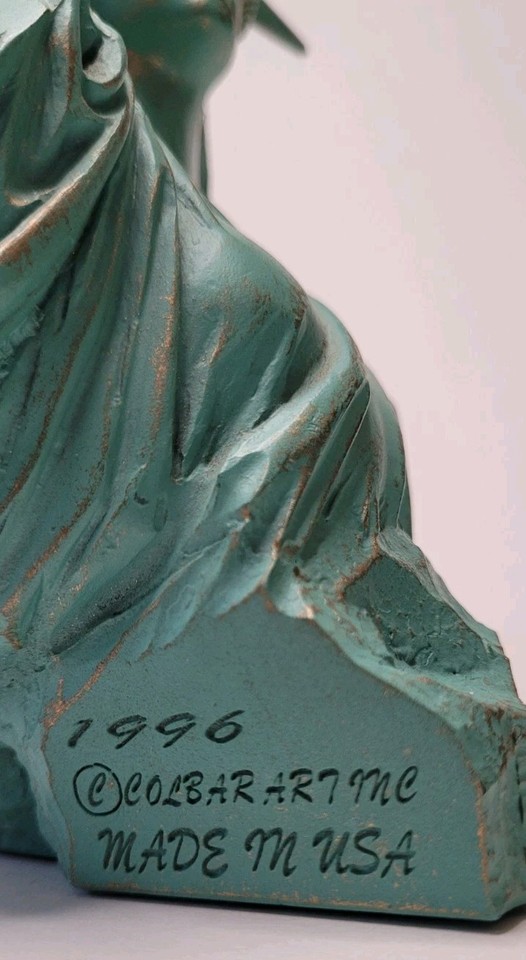 Statue of Liberty Bust "Lady Liberty" Colbar Art~1996 | eBay