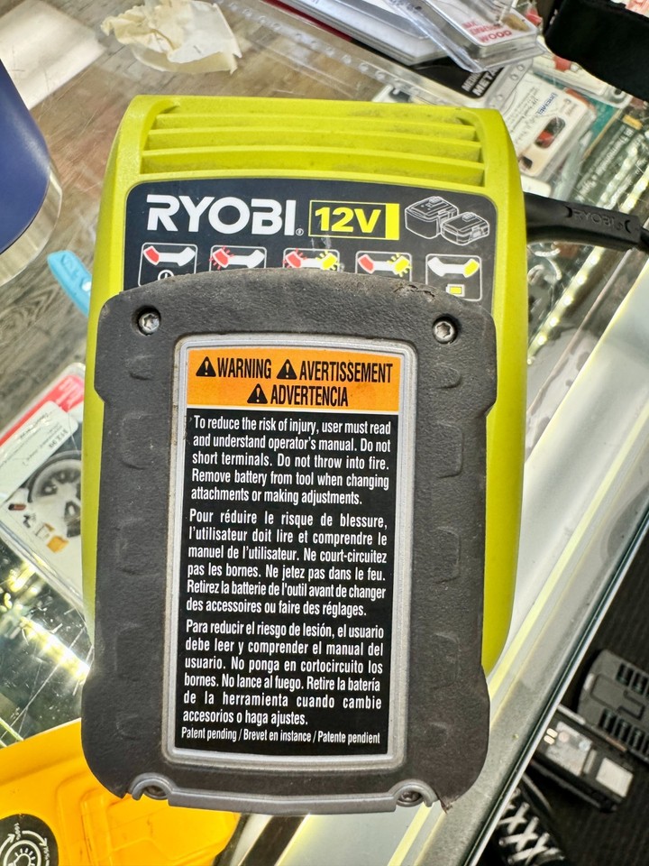 OEM Ryobi C120D 12V Battery Charger Charging Station With Battery | eBay