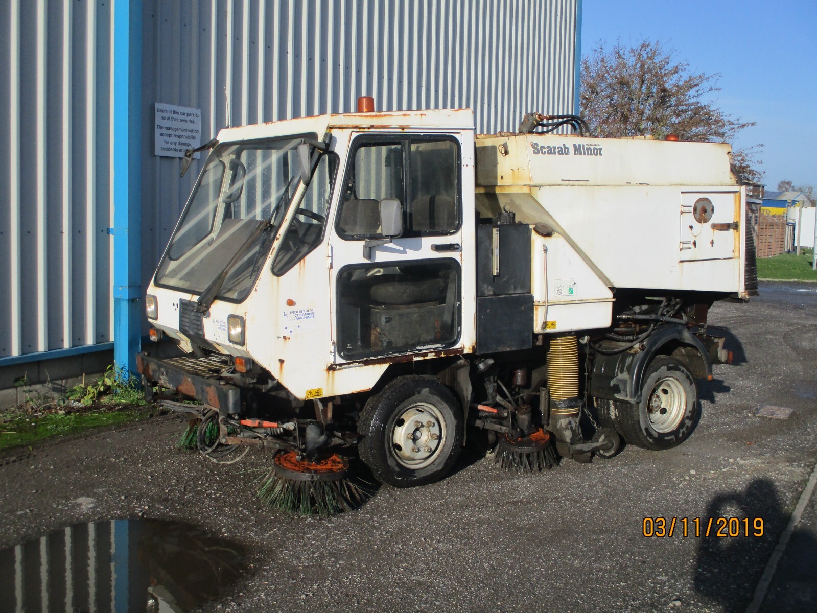 Scarab Minor road sweeper diesel street cleaner johnston delivery ...