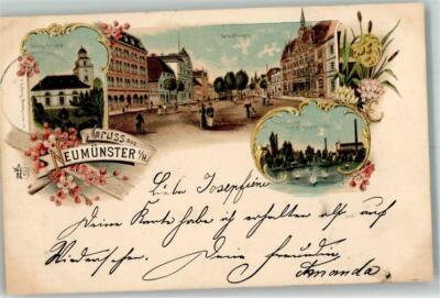 13512897 - 2350 Neumuenster Grossflecken Ev. Kirche Schwanenteich ...