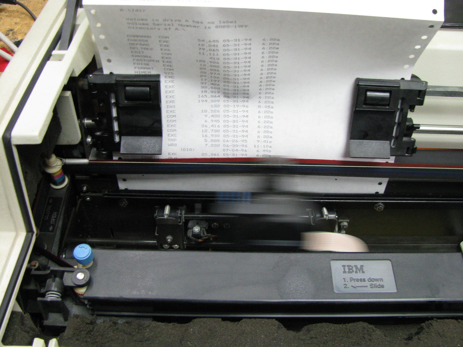 IBM 5182 Wide Carriage BW/Color Dot Matrix Prtr - | eBay