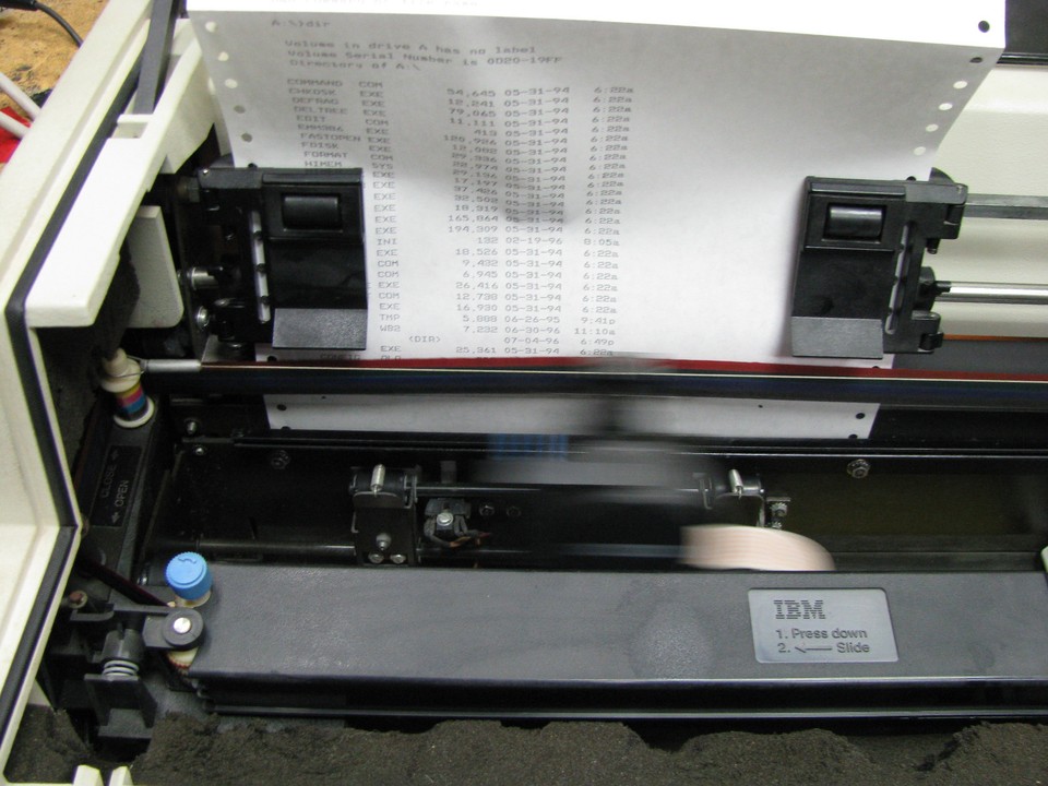 IBM 5182 Wide Carriage BW/Color Dot Matrix Prtr - | eBay