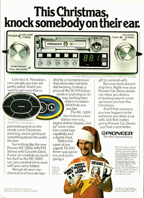 1979 Pioneer Car Stereo KE-5000 Radio Steve Tillack Christmas vintage ...