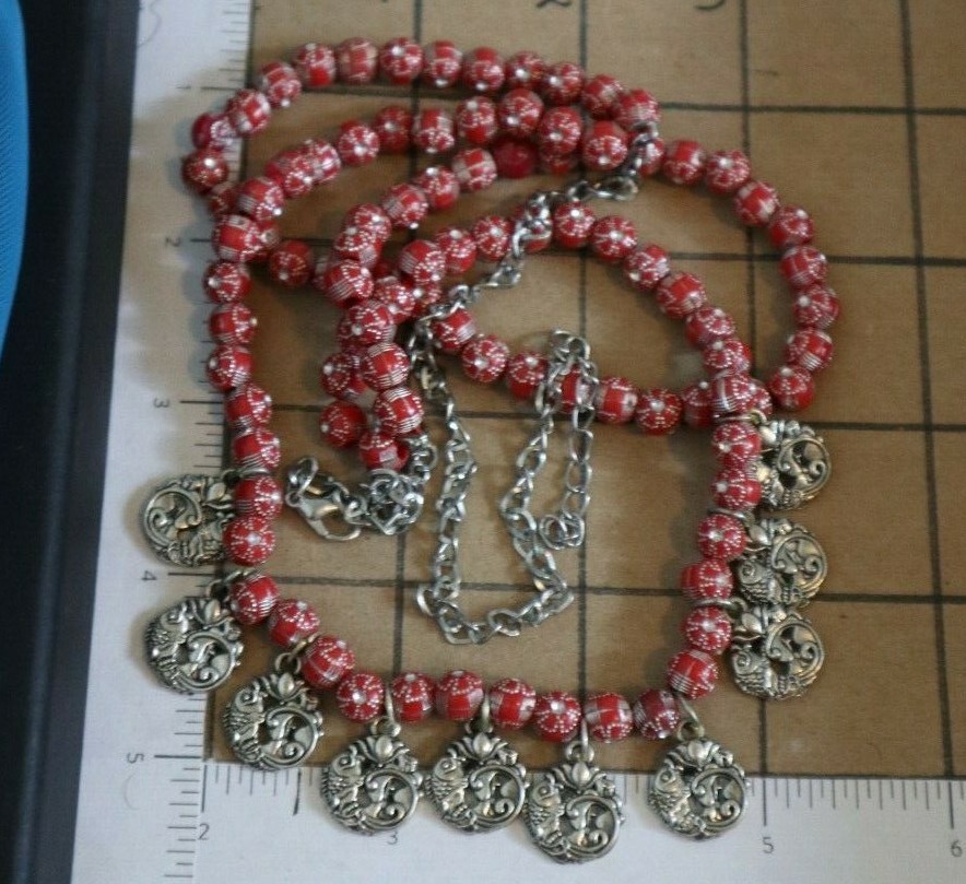 handcrafted bohemian beaded gypsy tribal peasant necklace jewelry ...