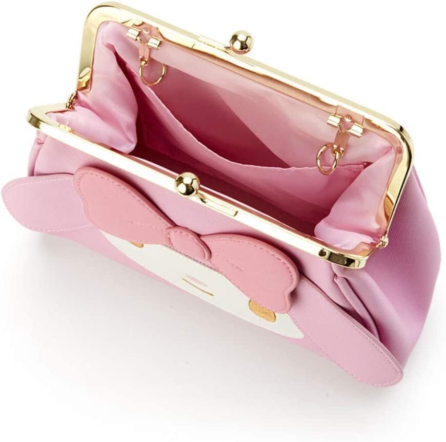 Sanrio My Melody Purse Face Pink Purse With a Metal Clasp Shoulder Bag ...