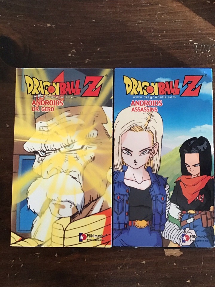 DBZ VHS Tapes Androids Saga Complete | eBay