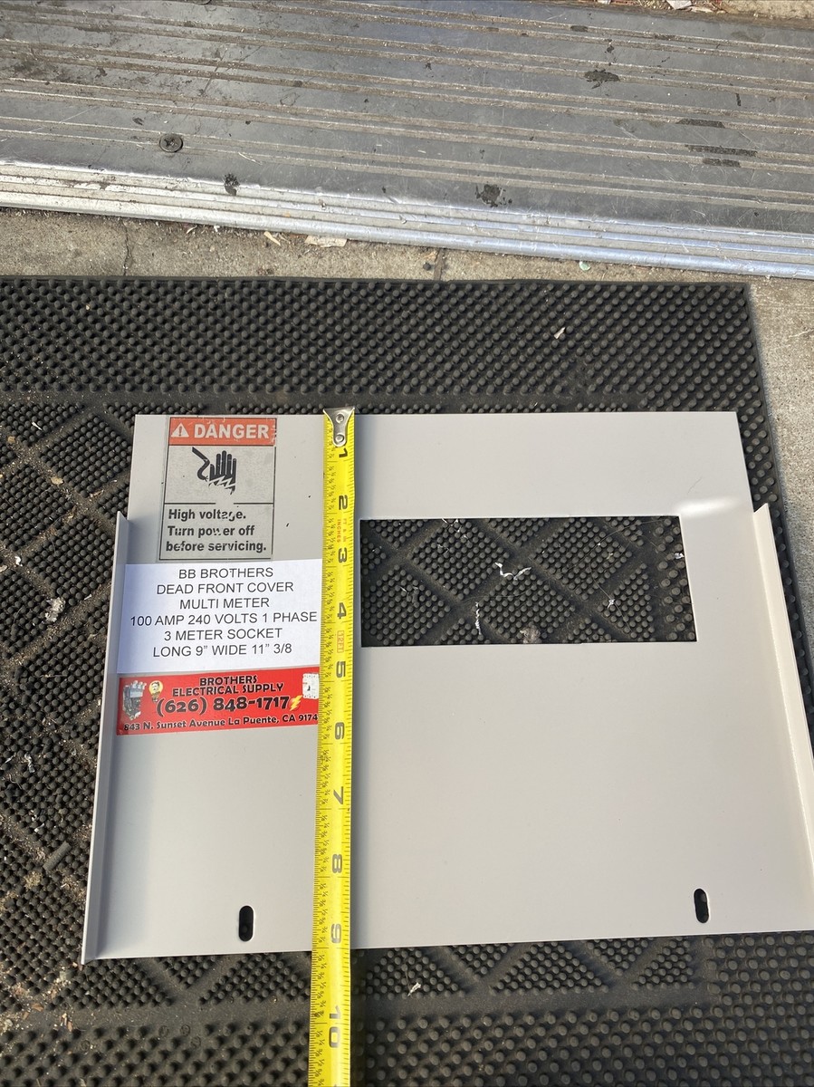 Dead Front Electrical Panel Covers BRYANT DEAD FRONT COVER 125A MAX.