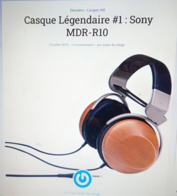 Sony MDR-R10 Home Style Headphones Casque HI-FI Prestige | eBay