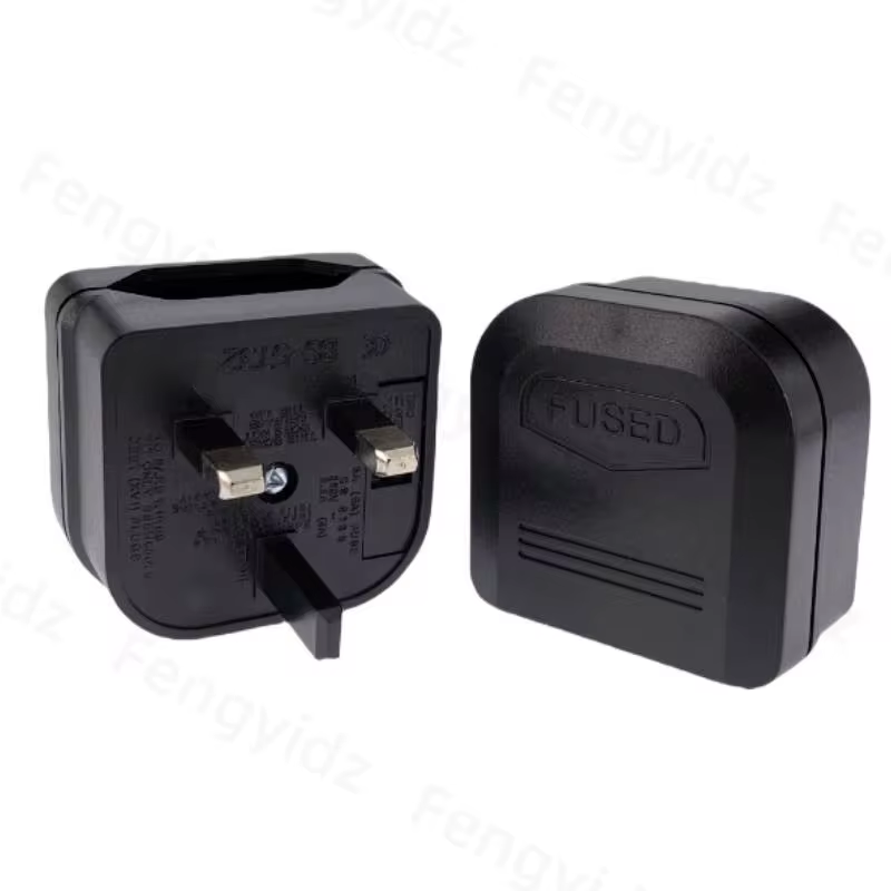 EU European Euro Europe 2-Pin To 3-Pin UK Travel Plug Socket Converter ...