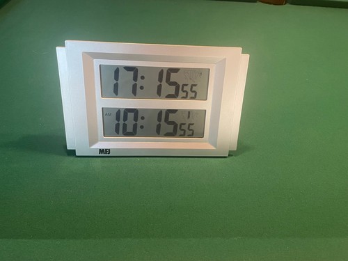 MFJ-121B 24 hour Atomic Wall Clock, backlit with user instructions | eBay