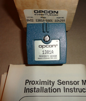 OPCON 1381A-6501 PROXIMITY SENSOR 1381A6501 1381A NEW 104299 | eBay