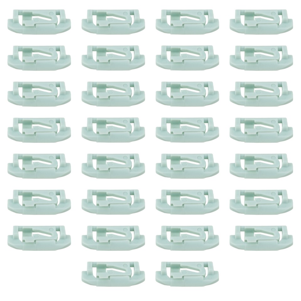 30x Nylon Fits GM Windshield & Rear Window Reveal Moulding Clip ...