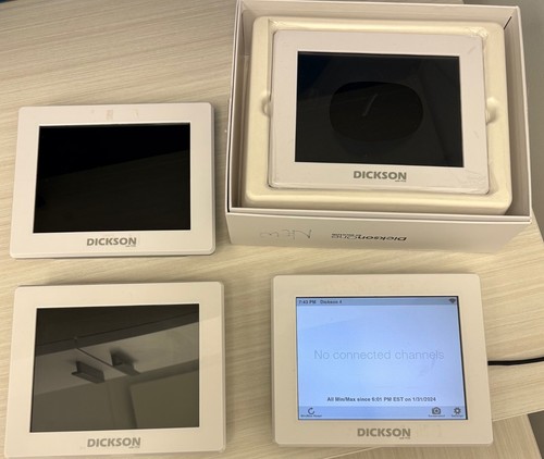 Dickson TWP DicksonOne Touchscreen Temperature/Humidity Data Logger (Lot of 4) | eBay