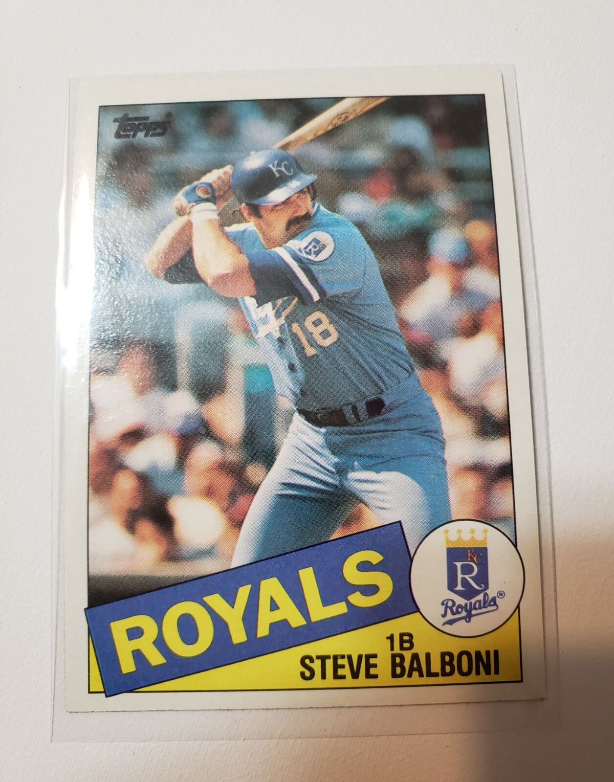 1985 Topps - #486 Steve Balboni for sale online | eBay