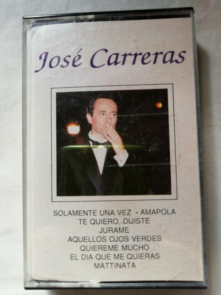 José Carreras Amapola, Nur Einmal, Cinta Cassette Floc 1989 Gebraucht | eBay