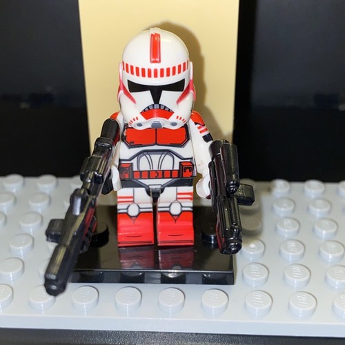 Lego Star Wars Clone Army Customs Shock Trooper Coruscant Guard with (2 ...