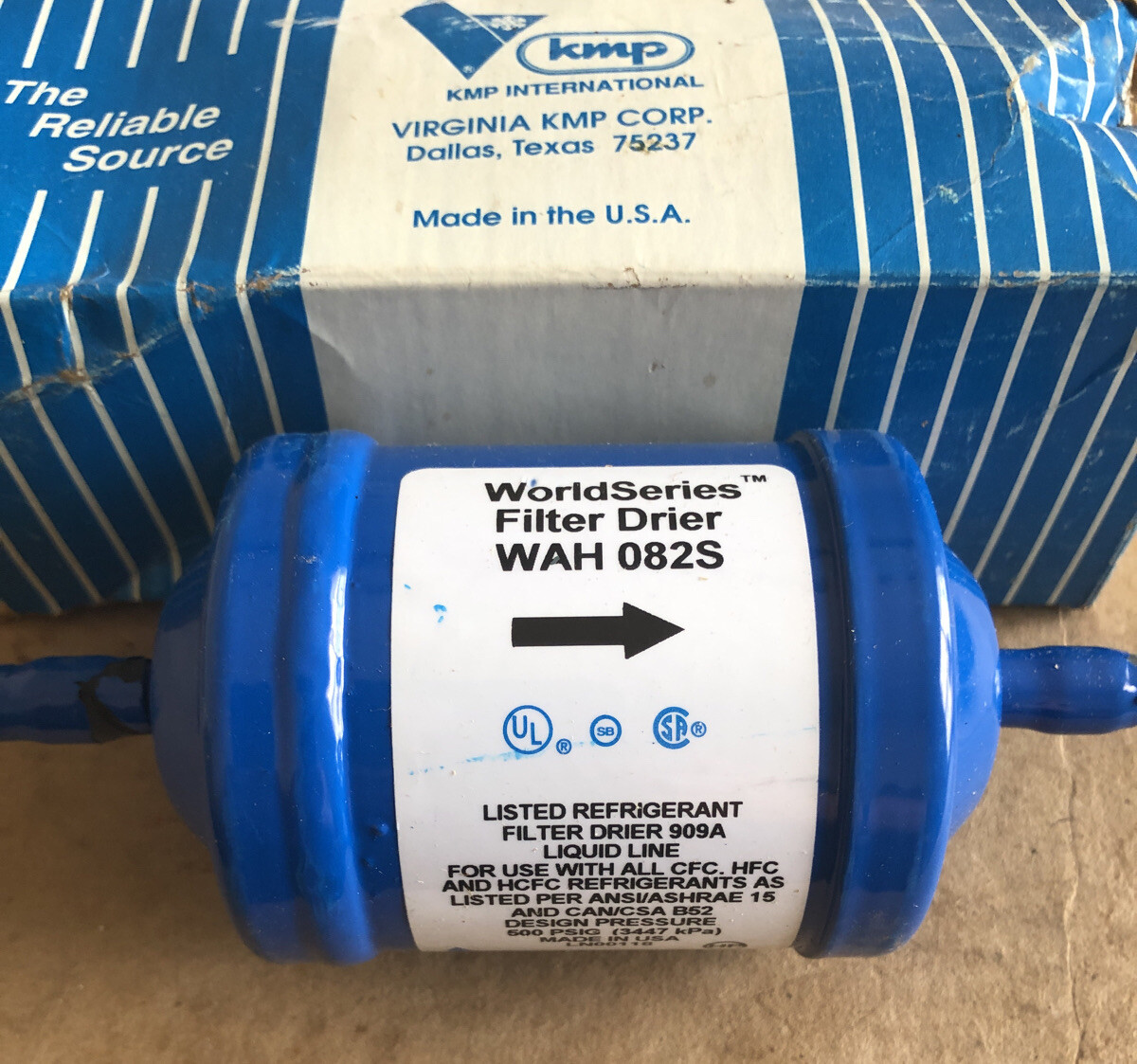 New in Box KMP World Series Liquid Line Filter Drier WAH 082S 1/4" | eBay