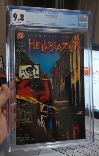 CGC 9.8 Hellblazer #41 NM+ Garth Ennis 1st US Work John Constantine Has ...
