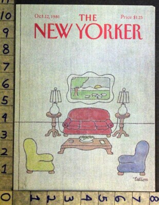 1981 INTERIOR HOUSE DESIGN DECOR ROBERT TALLON ARTIST NEW YORKER COVER ...
