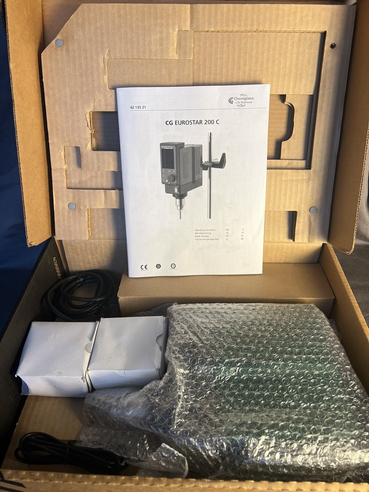 IKA Overhead Stirrer EUROSTAR 200 C w/ Wireless Control Open Box | eBay