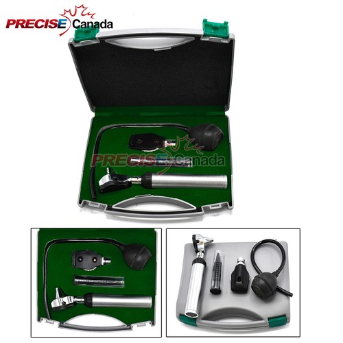 *NEW* ENT Diagnostic,Otoscope,Ophthalmoscope set with Insufflator Bulb ...