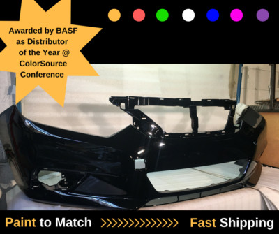 16 17 18 NISSAN ALTIMA FRONT BUMPER OEM PAINTED SUPER BLACK KH3 ...