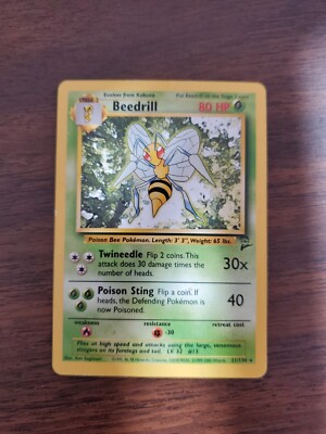 Pokémon TCG Beedrill Base Set | eBay