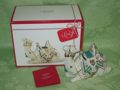 LENOX FIRST BLESSING NATIVITY CAMEL TEAL #869930 | eBay