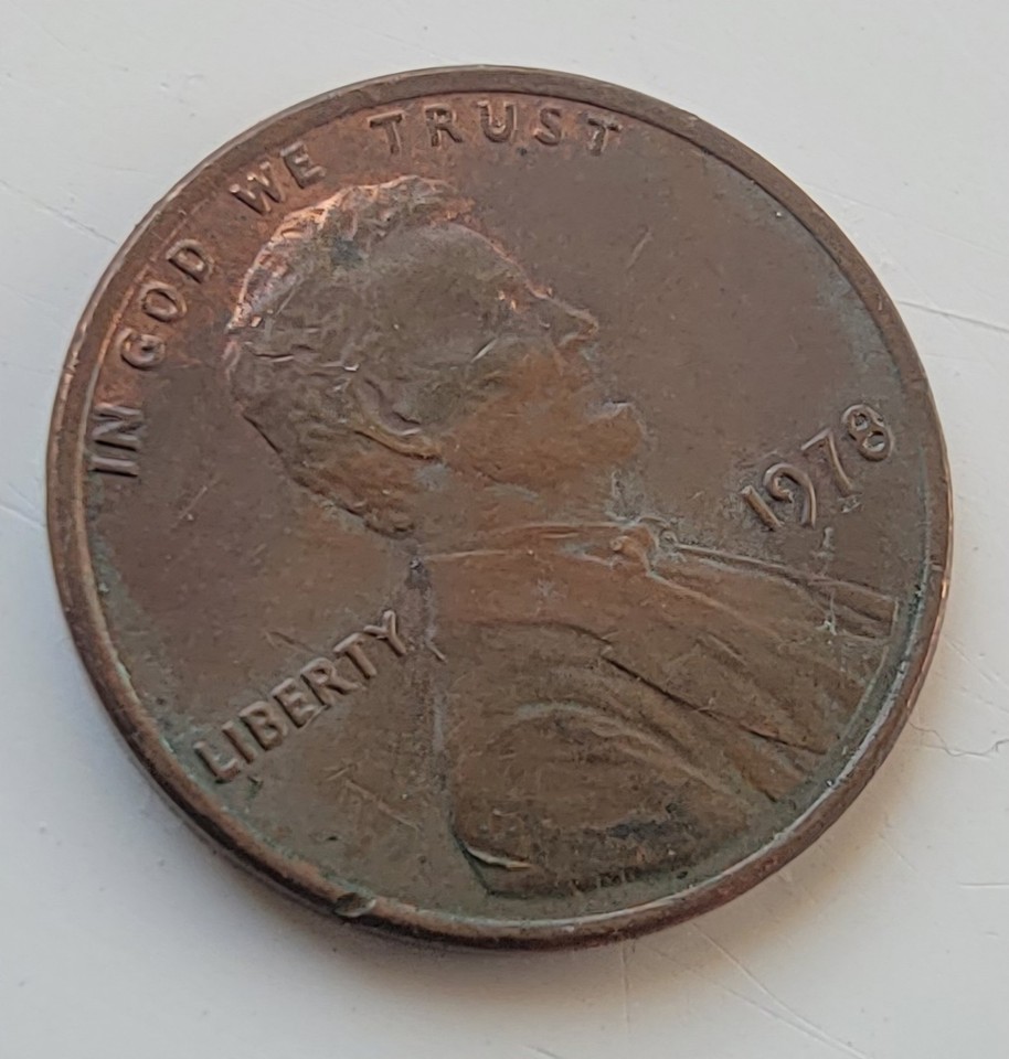 1978 no mint mark penny missing obverse clad | eBay