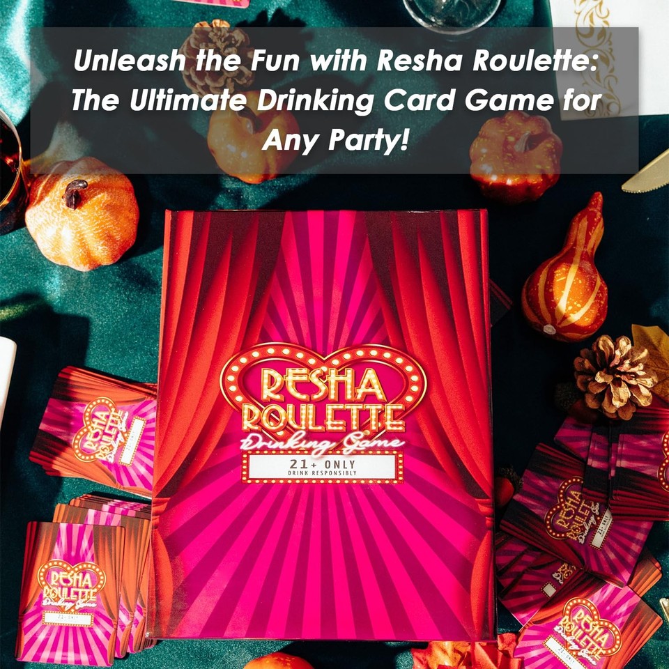 Resha Roulette Card, A Drinking Card Game for Parties and More ...
