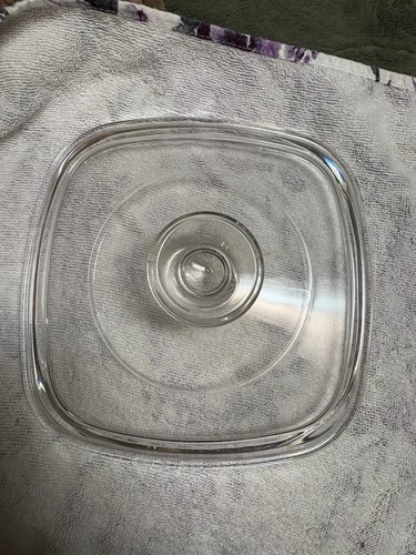 Pyrex Corning Ware A-7-C Square Replacement Lid Only Clear Glass 7 Inch ...