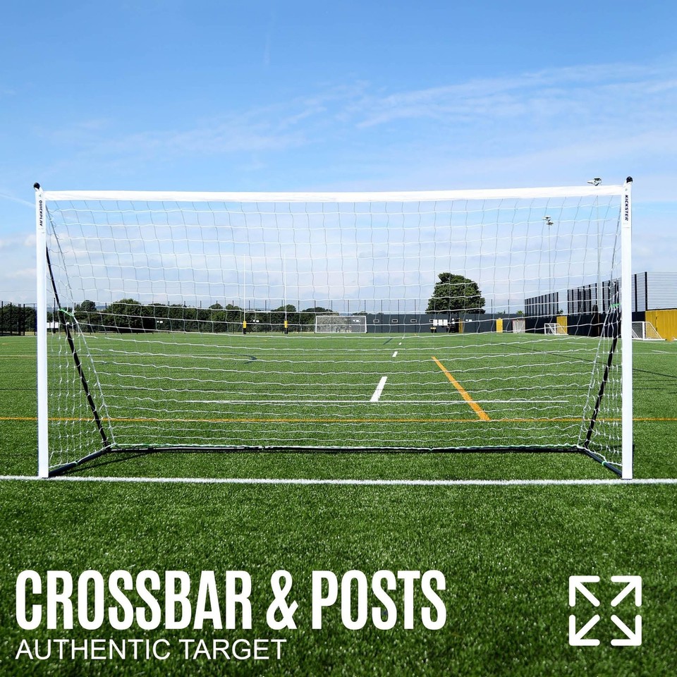 QUICKPLAY Kickster Elite Portable Soccer Goal | Integrated Weighted Base for ... | eBay