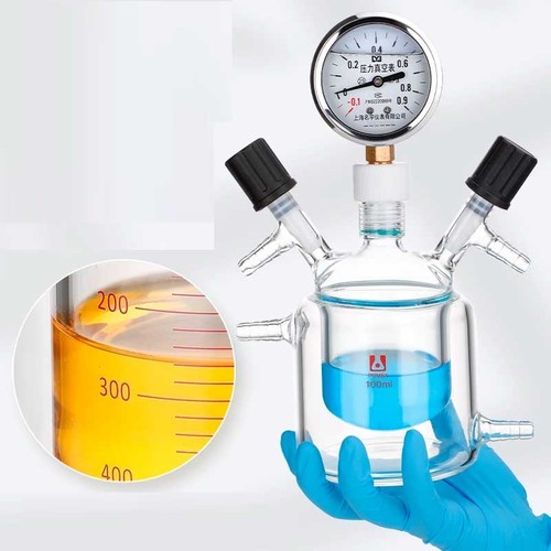 Lab Glassware Double-Layer Vacuum Flask 100ml-1000ml with Pressure ...