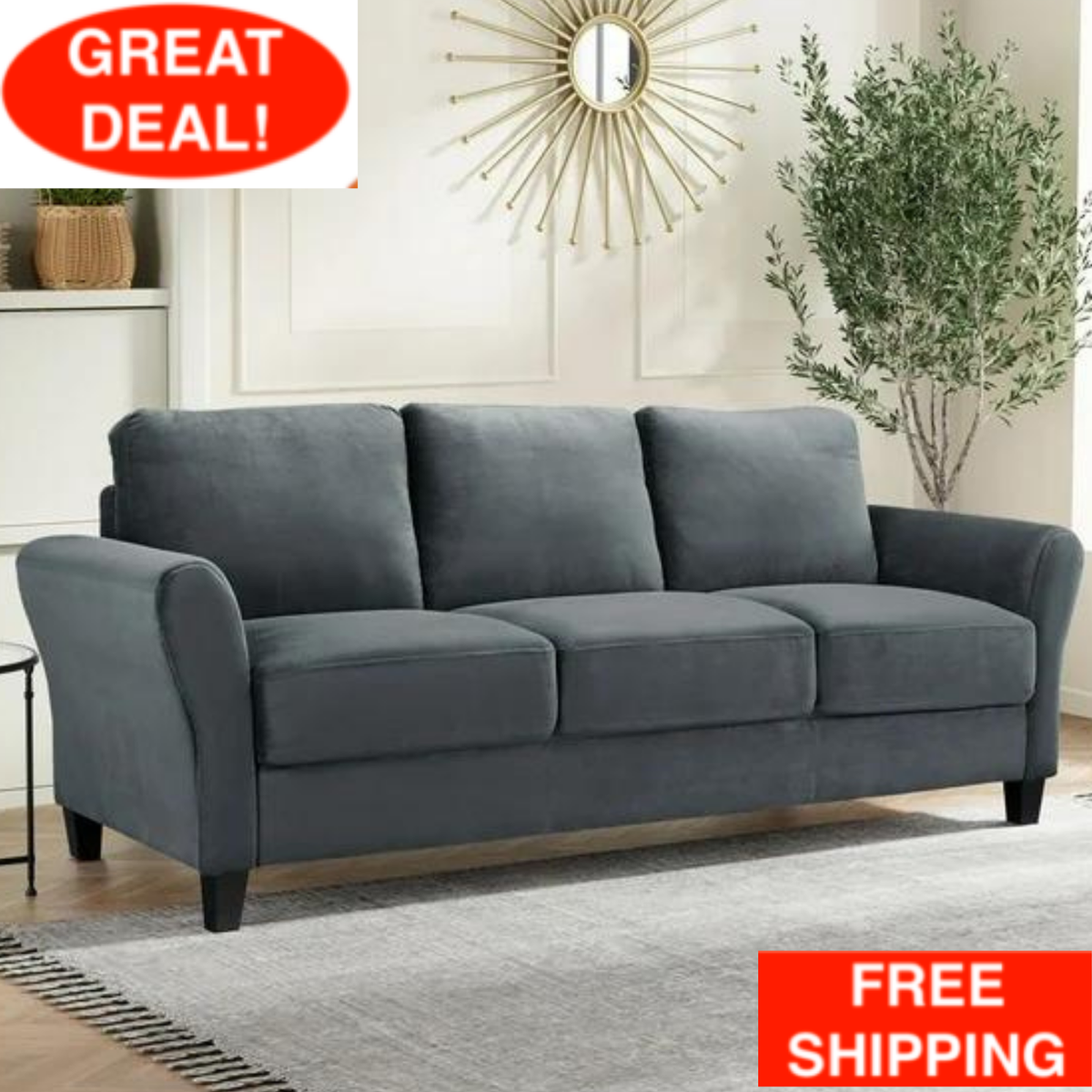 Microfiber Sofa Bed Rannis Queen Sofa Sleeper 179339940 At Turner's