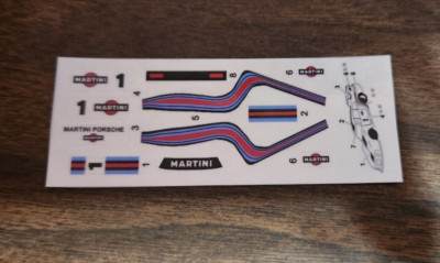 Aurora Tomy AFX G-Plus Porsche 935 Japan Reproduction Stickers Clear ...