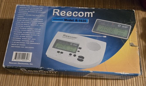 REECOM R-1630 EMERGENCY PUBLIC ALERT WEATHER RADIO NEW | eBay