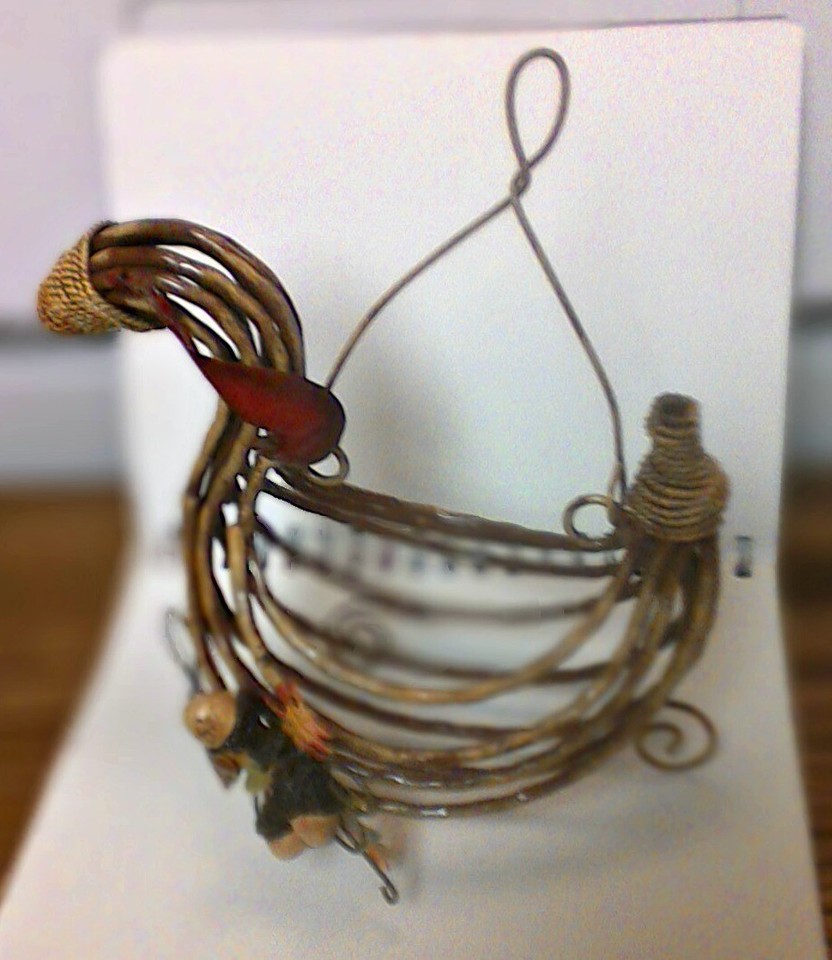 Fall Thanksgiving Basket Wall Hanging Heavy Metal Turkey Figurine | eBay