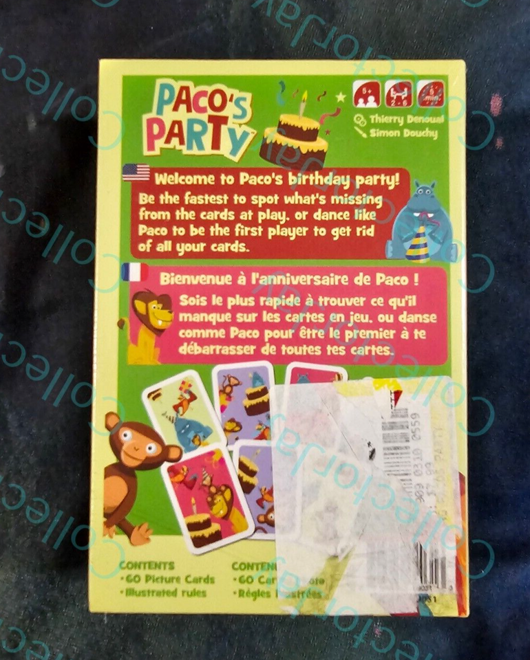 Paco’s Party Game-Fast Paced Card Game That Gets You Dancing (English ...
