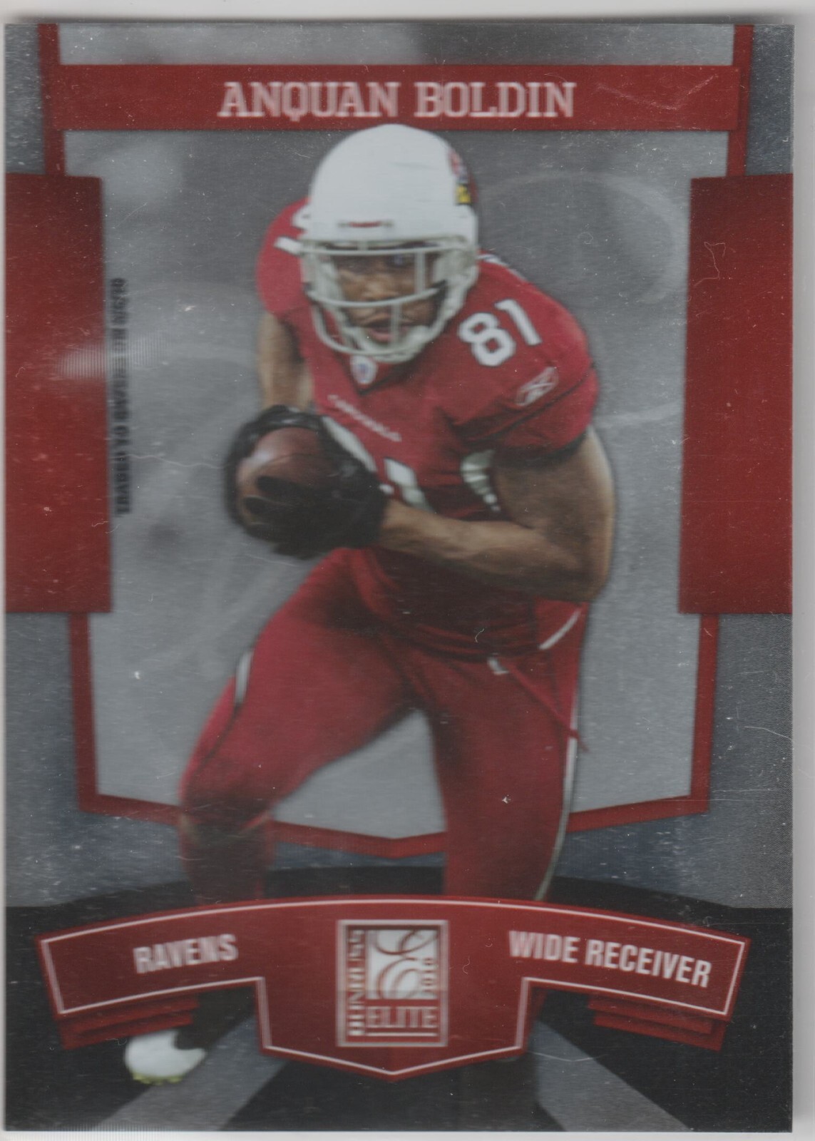 2010 Elite #1 Anquan Boldin Cardinals Florida State Baltimore Ravens | eBay