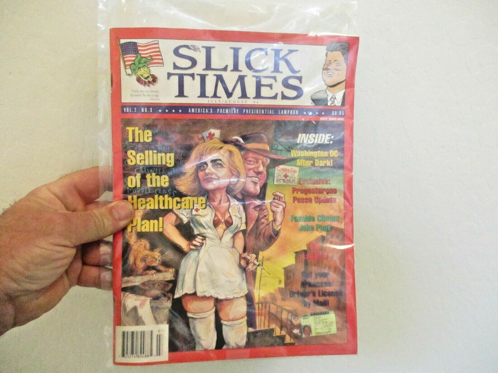 Rare! Slick Times Magazine July Aug 1994 Bill & Hillary Clinton ...