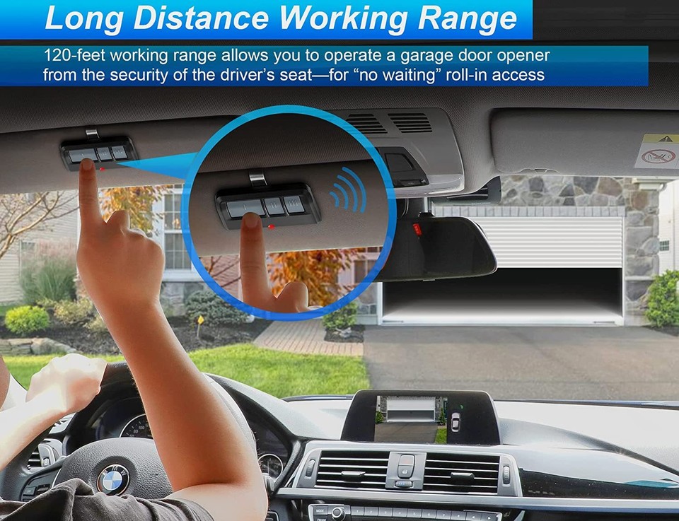 2-PC Garage Door Opener Remote For Chamberlain LiftMaster 893LM 953EV ...