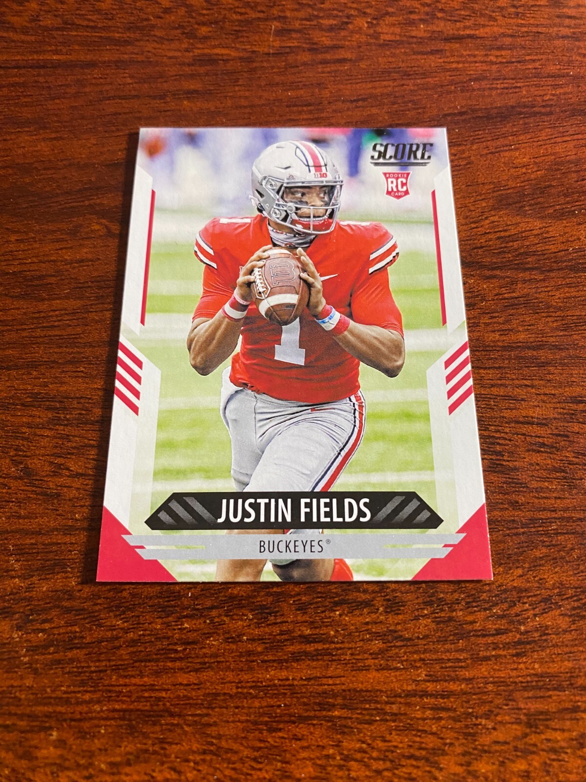 2021 Panini Score #302 Justin Fields Rookie Card | eBay