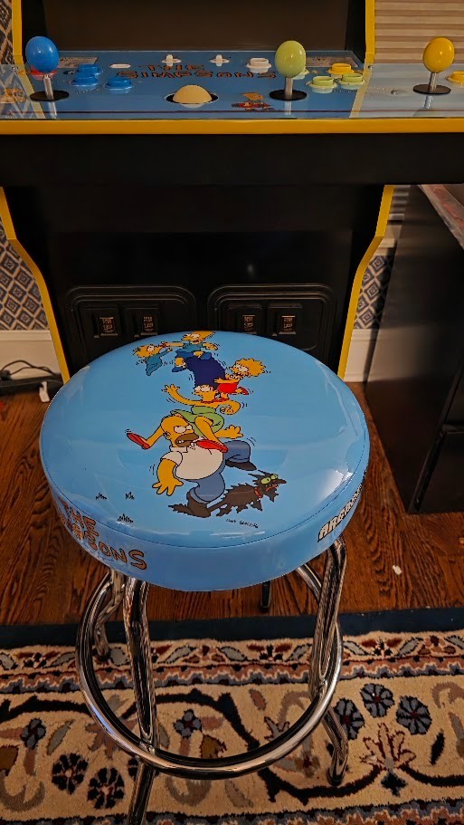 Arcade 1up The Simpsons Arcade With Riser And Stool WORKING GREAT ...