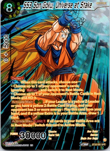 SS3 Son Goku, Universe at Stake (SPR) BT20-095 Power Absorbed Special ...