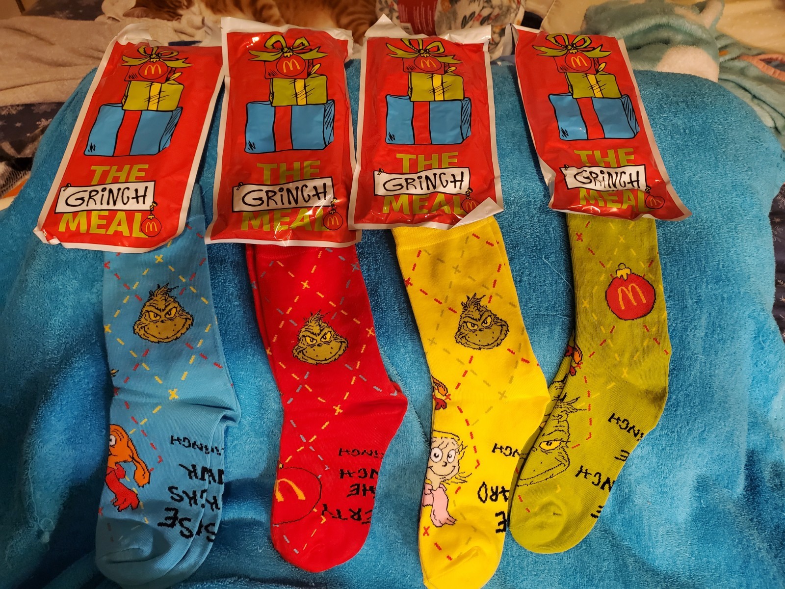 McDonald's Grinch Socks | eBay