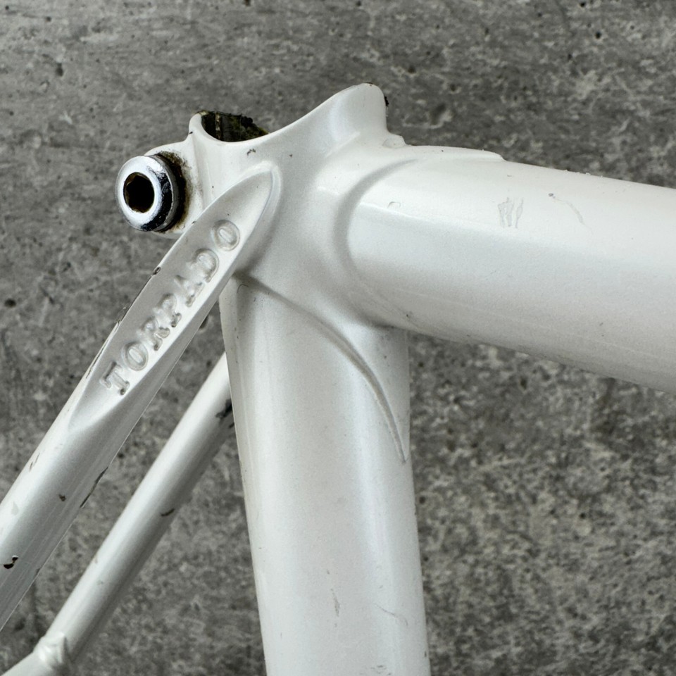 Vintage Torpado Frame Set 59 cm Campagnolo Dropout White Bike 126 ...