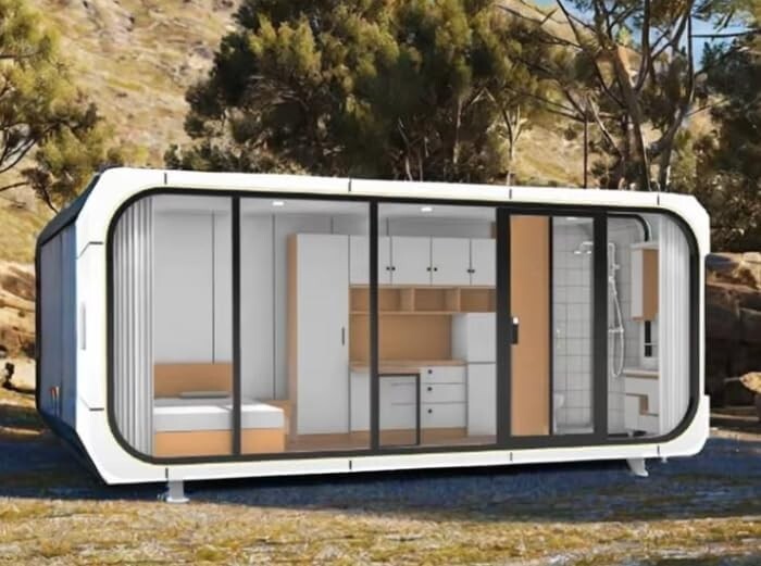 Luxury Tiny,Single Storey House 20x14 feet Portable House Folding ...