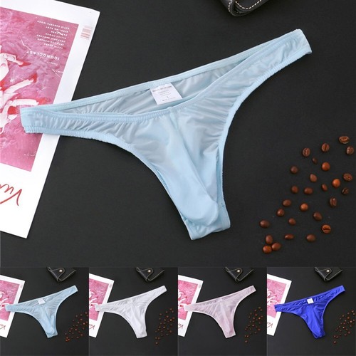 Bikini Mens Underwear Breathable Comfy G-String Low-rise M~2XL Ultra ...