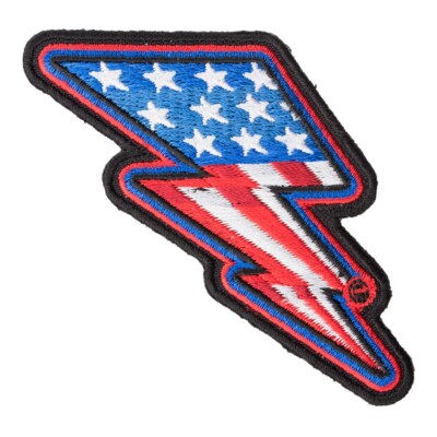 American Pride Lightning Bolt Left Patch, Lightning Patches | eBay