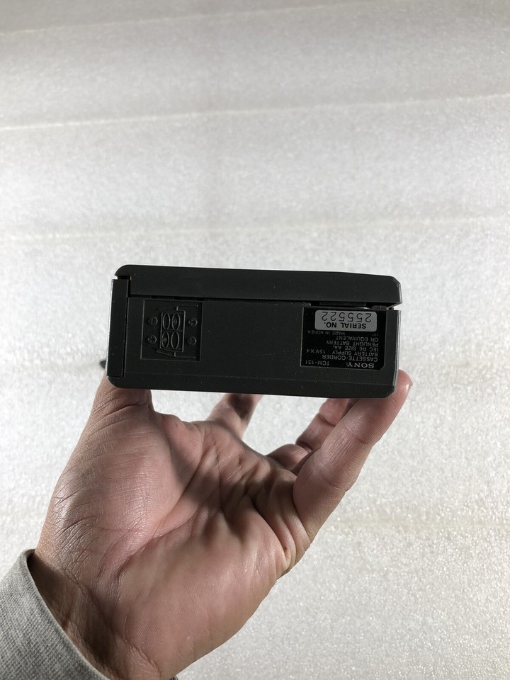 Vintage Sony TCM-131 Portable Cassette-Corder Untested | eBay